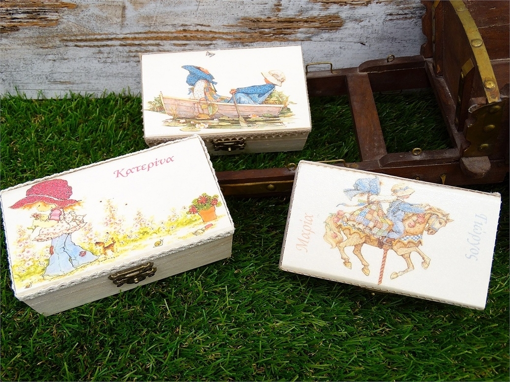 μπομπονιέρες βάπτισης κουτάκι decoupage,, annassecret, Χειροποιητες ...