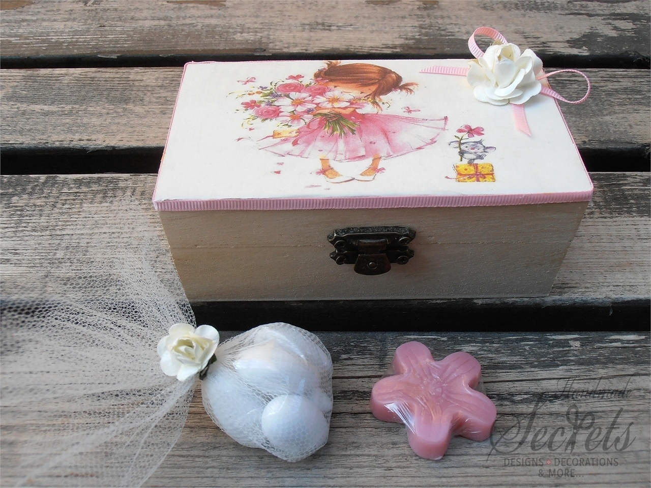 μπομπονιέρες βάπτισης κουτάκι decoupage,, annassecret, Χειροποιητες ...