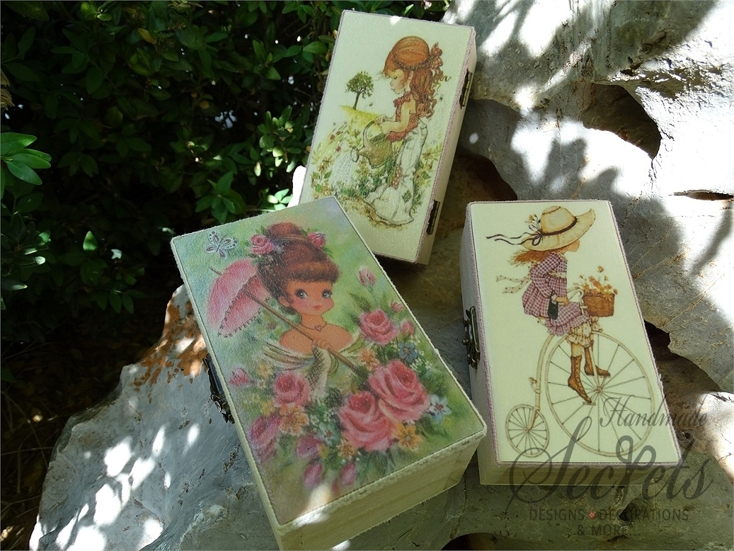 μπομπονιέρες βάπτισης κουτάκι decoupage,, annassecret, Χειροποιητες ...
