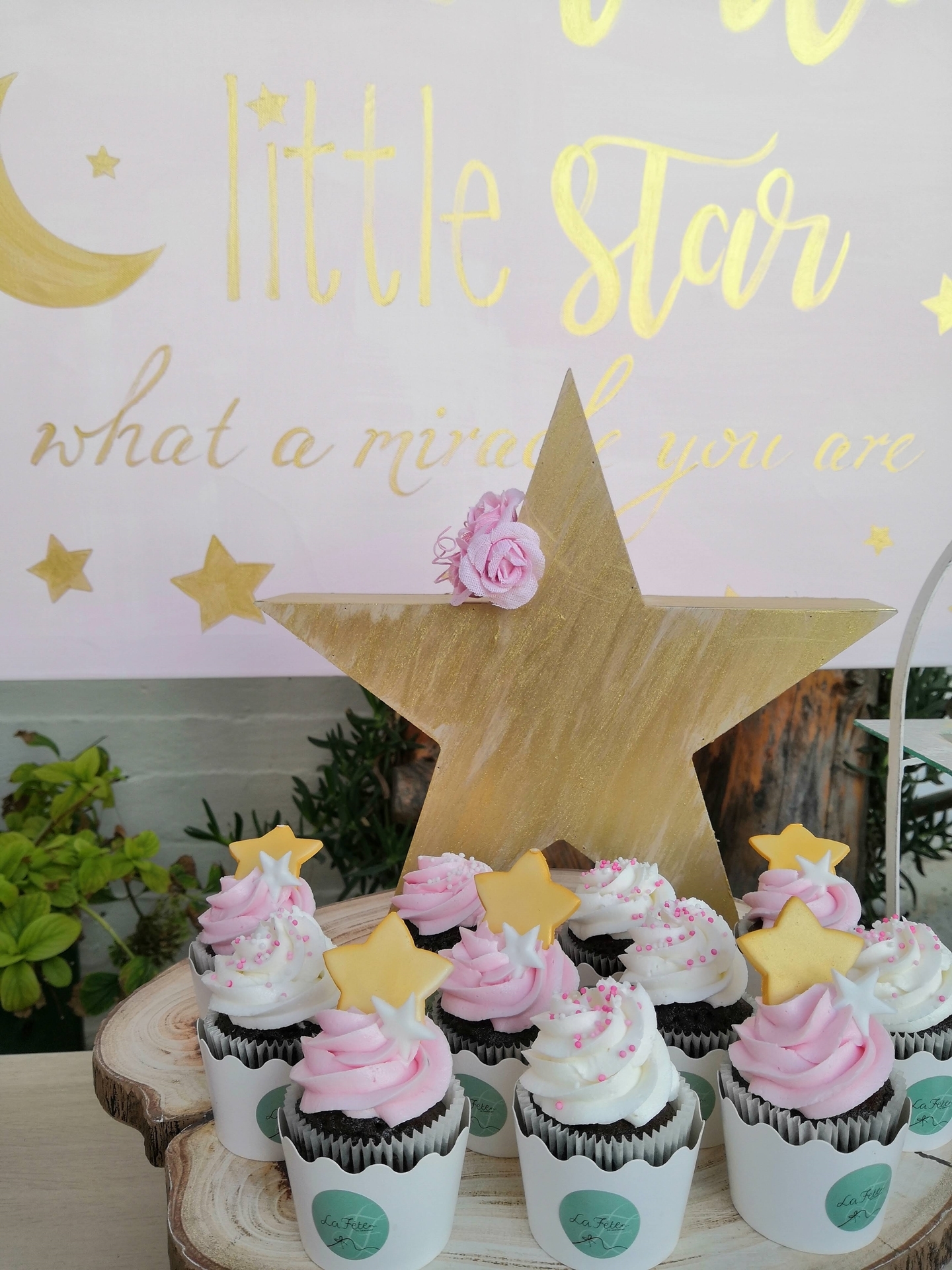 στολισμος για πάρτι ή βάπτιση με θέμα twinkle little star, Anna's Secret