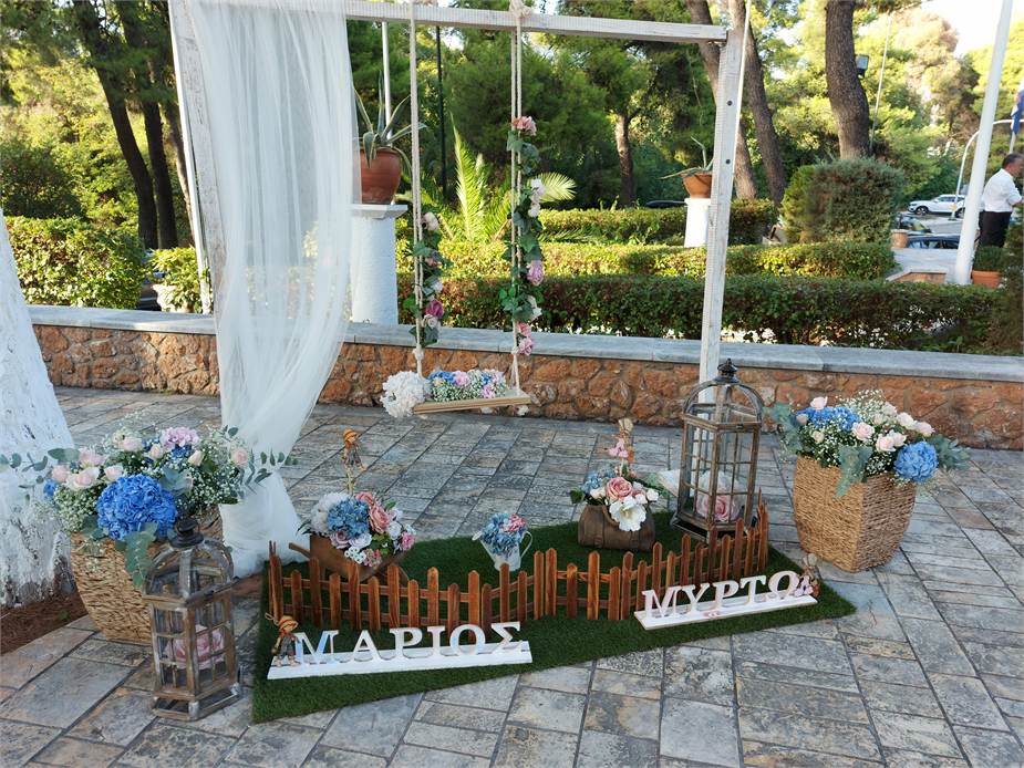 στολισμός βάπτισης και candybar για δίδυμα αγόρι κορίτσι, Anna's Secret