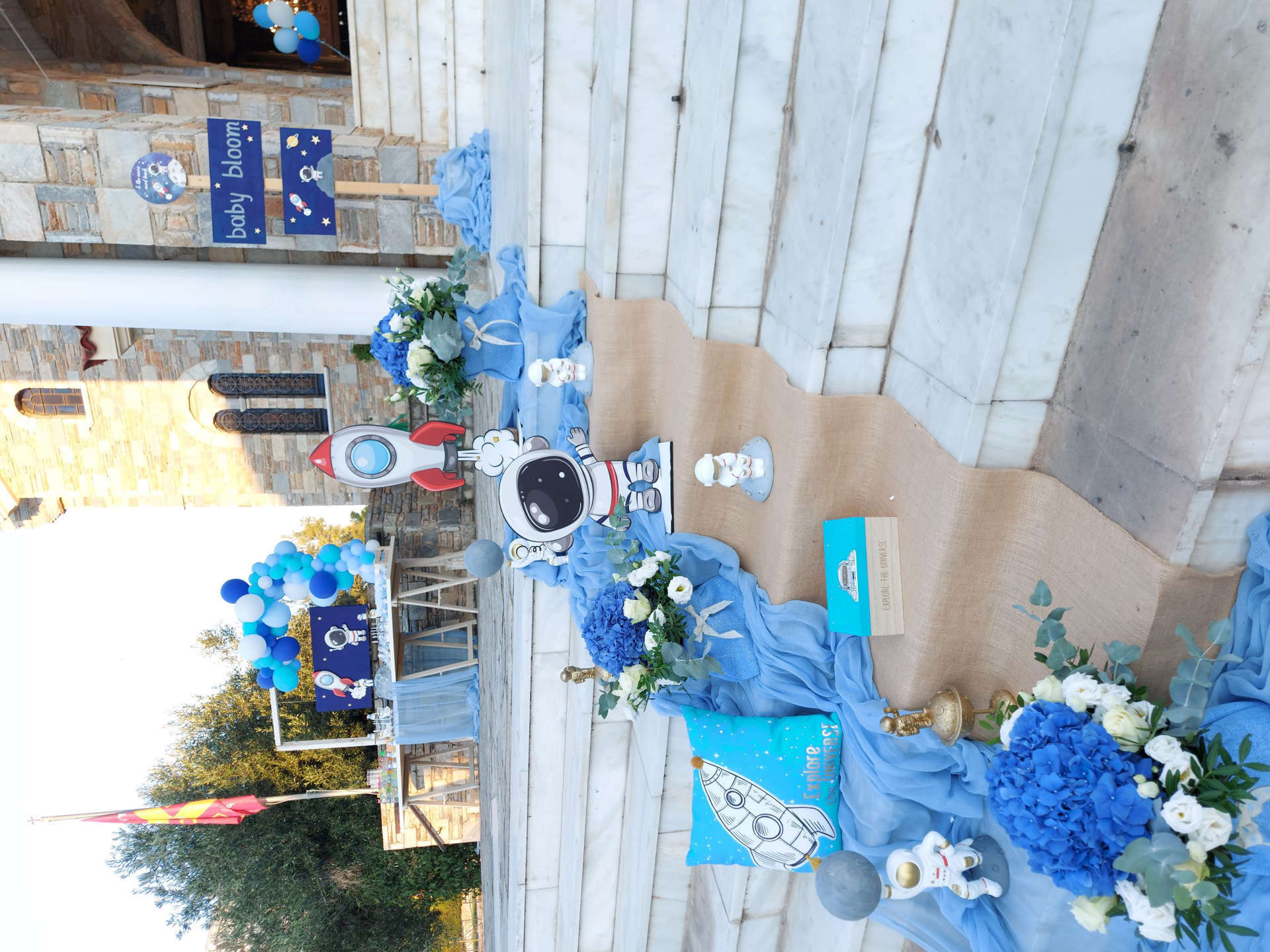 Στολισμός βάπτισης διάστημα και αστροναύτες, annassecret, Χειροποιητες ...