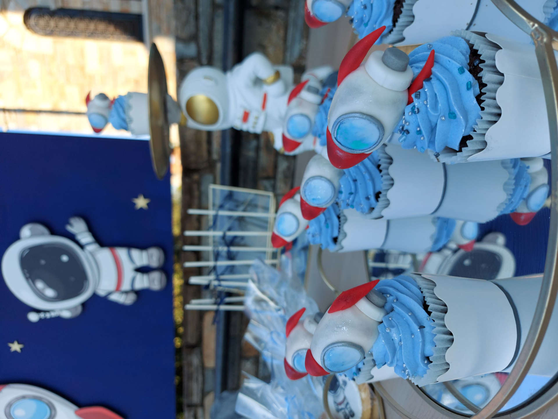 Στολισμός βάπτισης διάστημα και αστροναύτες, annassecret, Χειροποιητες ...