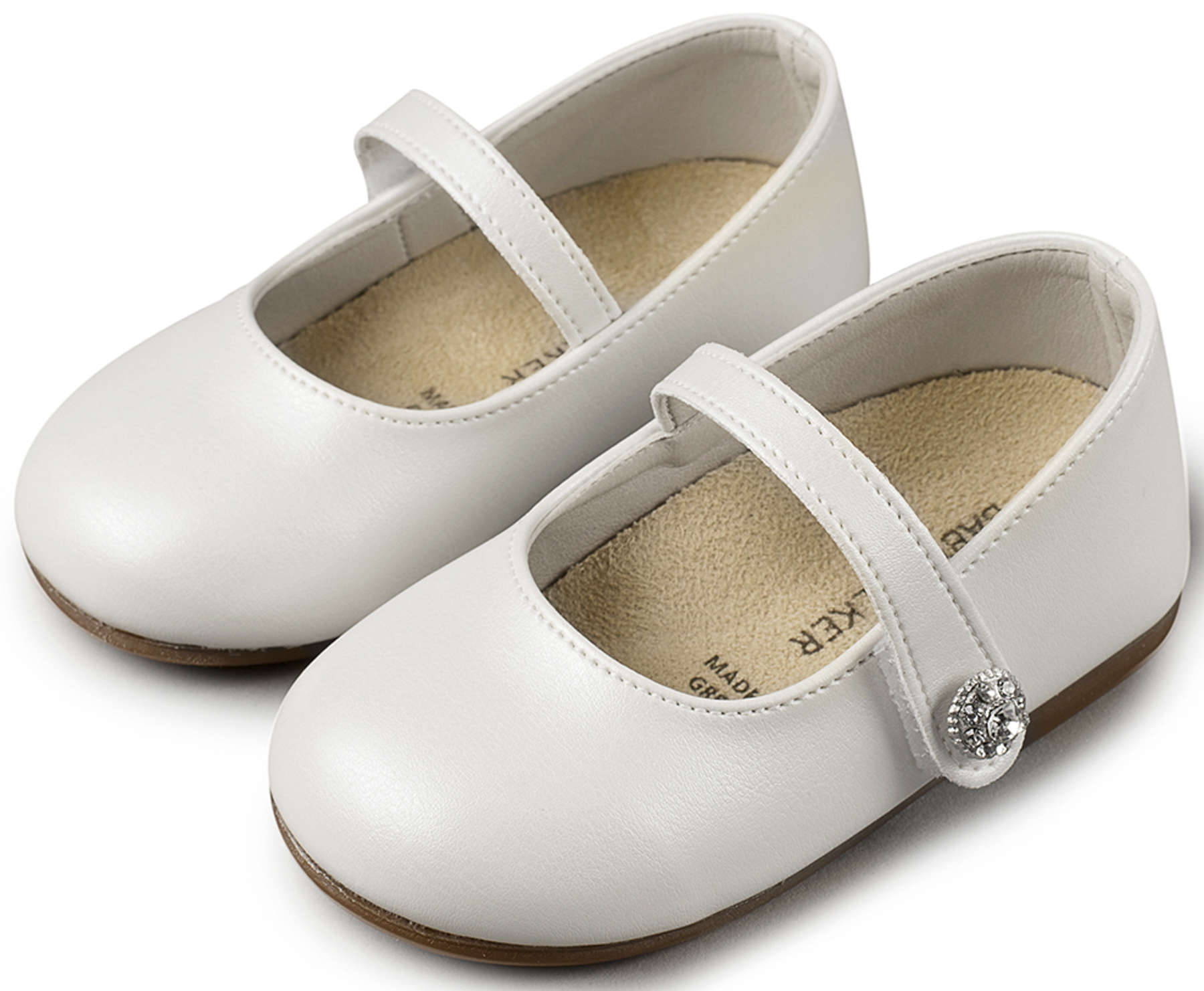 Βαπτιστικά δερμάτινα παπούτσια της Babywalker για κορίτσια, Anna's Secret