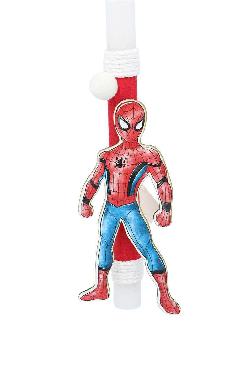 Λαμπάδα πασχαλινή spiderman | annassecret.gr, annassecret, Χειροποιητες ...