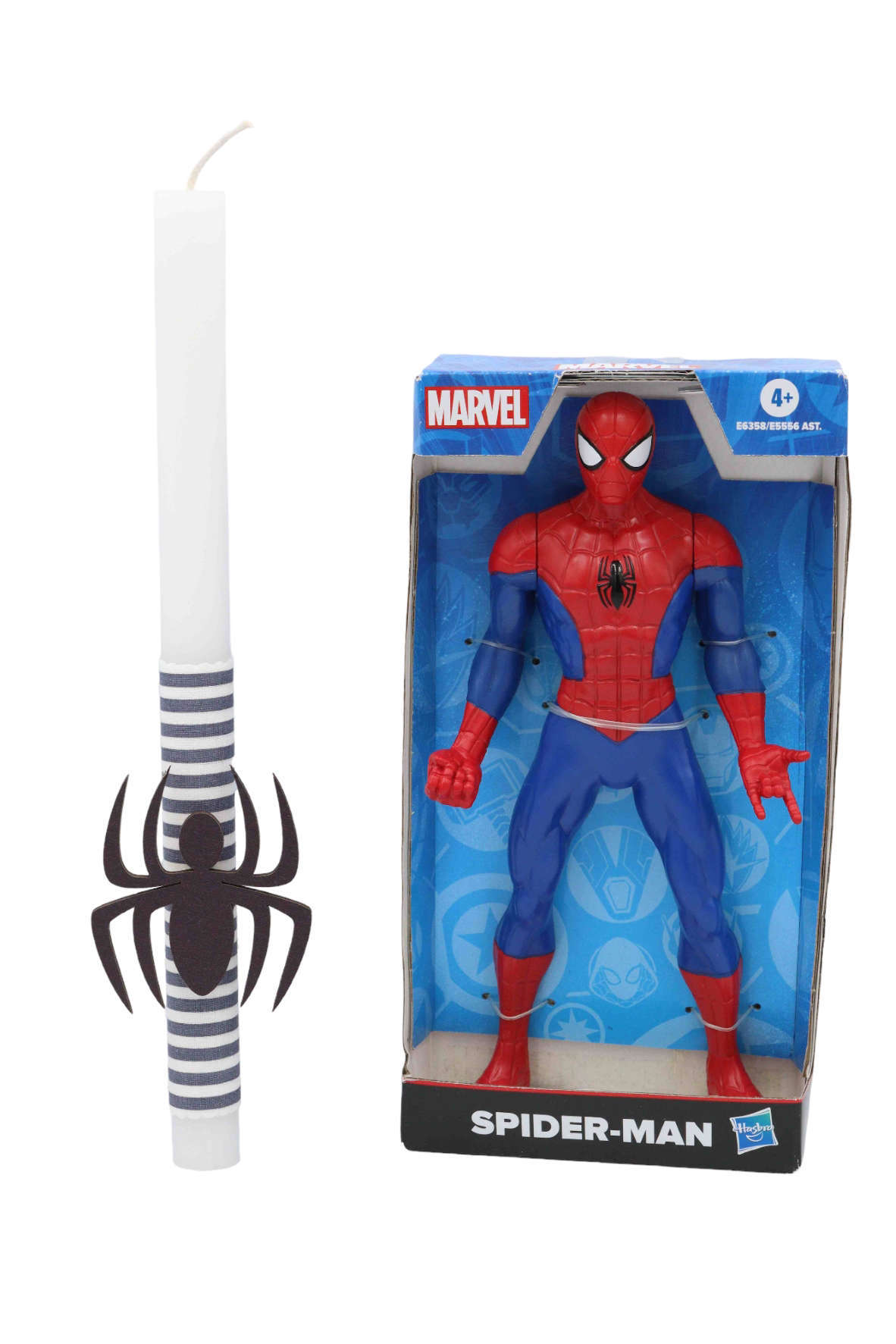 Πασχαλινή λαμπάδα Spiderman Φιγούρα δράσης 24cm spiderman της Hasbro ...