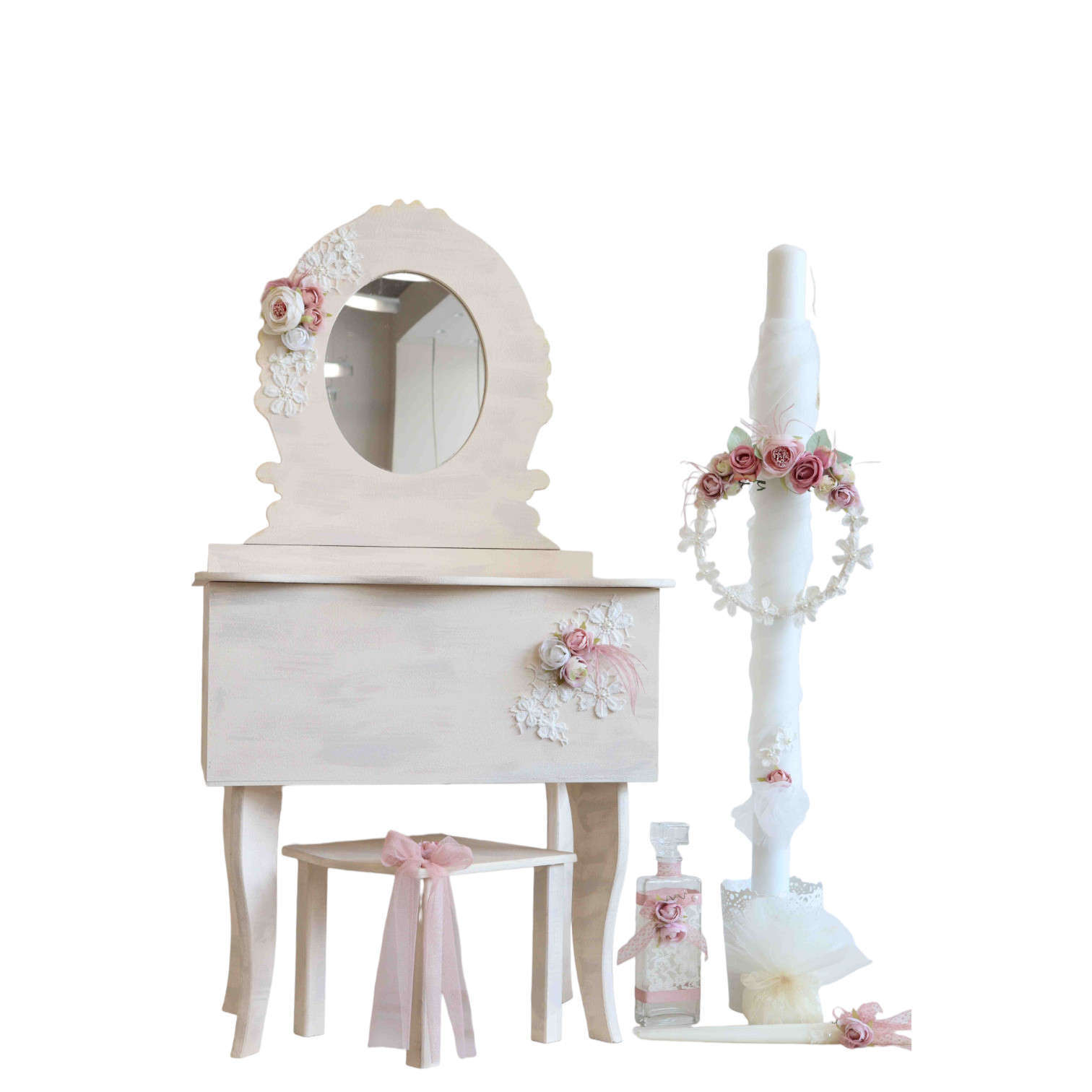 Βαπτιστικό πακέτο με θέμα romantic flower circle | annassecret.gr ...